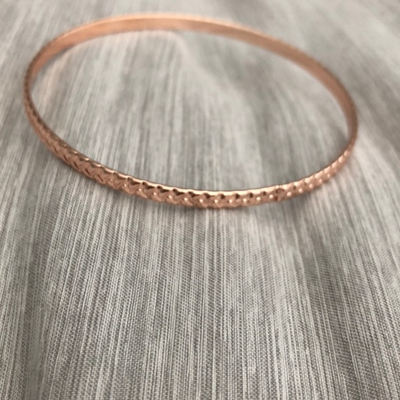 Jewelry | Set Of 7 Rose Gold Bangles | Poshmark